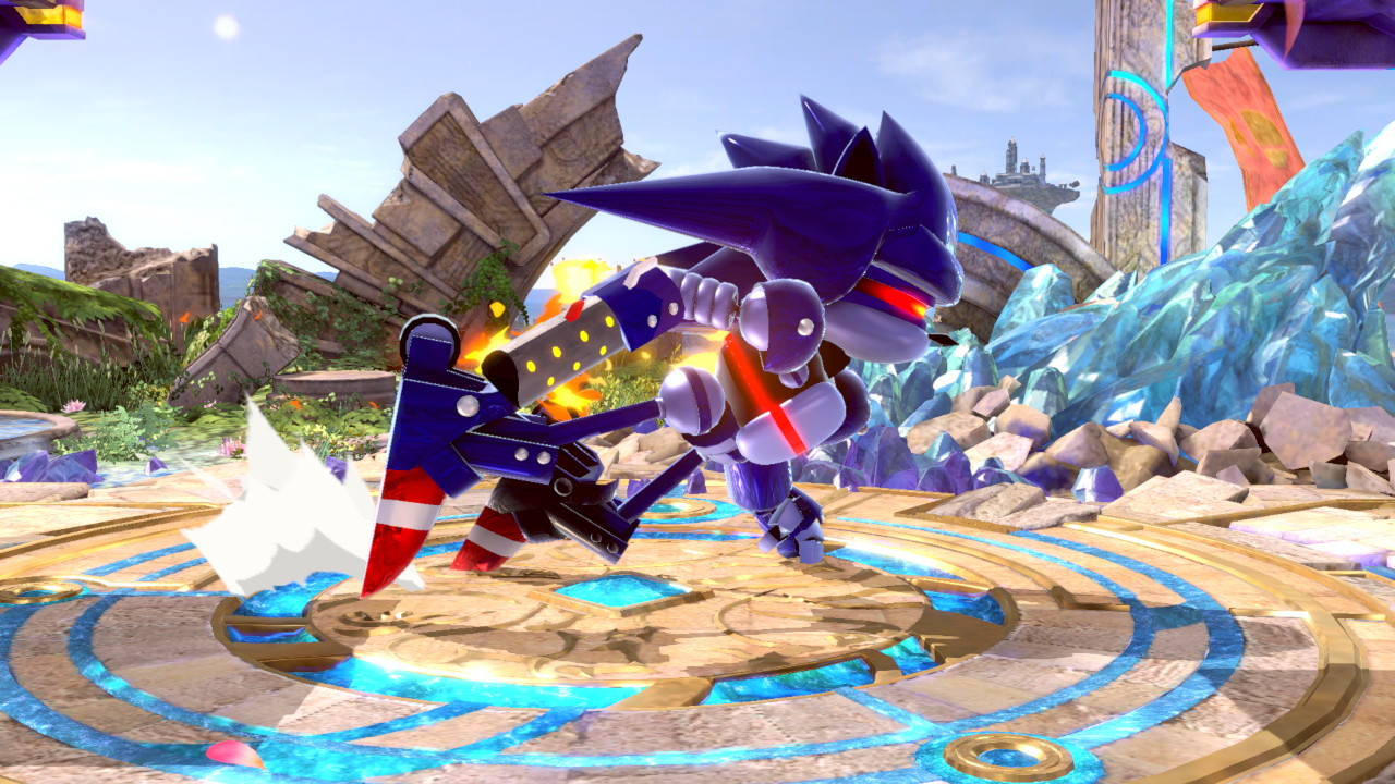 SMBZ Mecha Sonic Moveset Work In Progress for Super Smash Bros ...