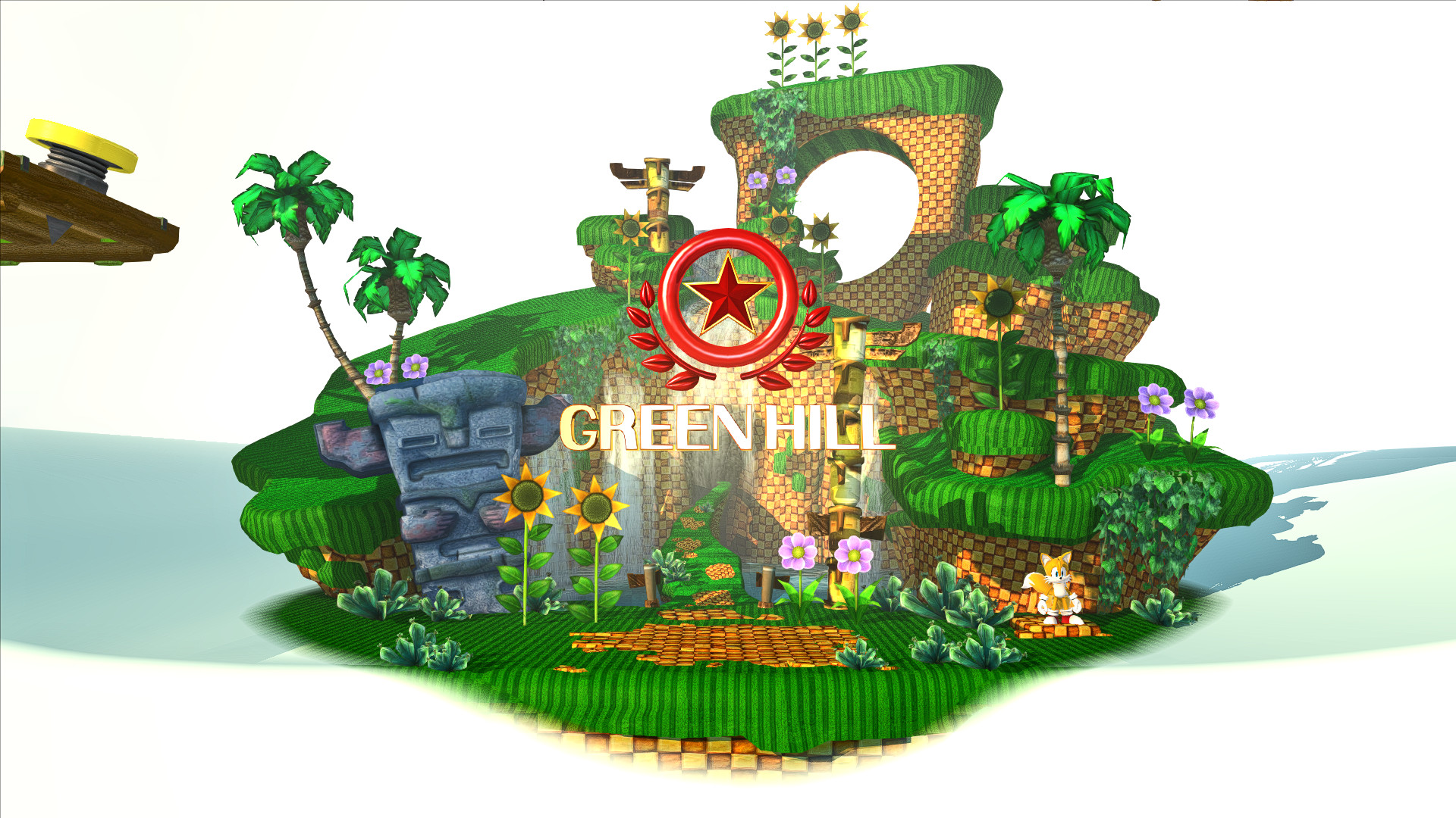 Green Hill Ground Texture