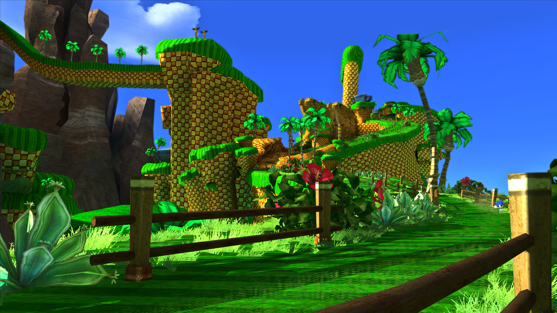 3DS Green Hill Textures Work In Progress for Sonic Generations (2011 ...