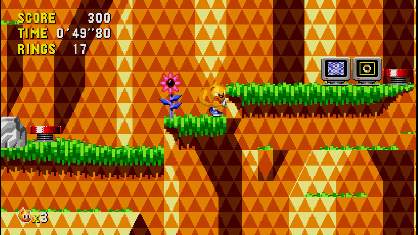 Ray Over Tails Work In Progress for Sonic CD (2011) | SCD Works In Progress
