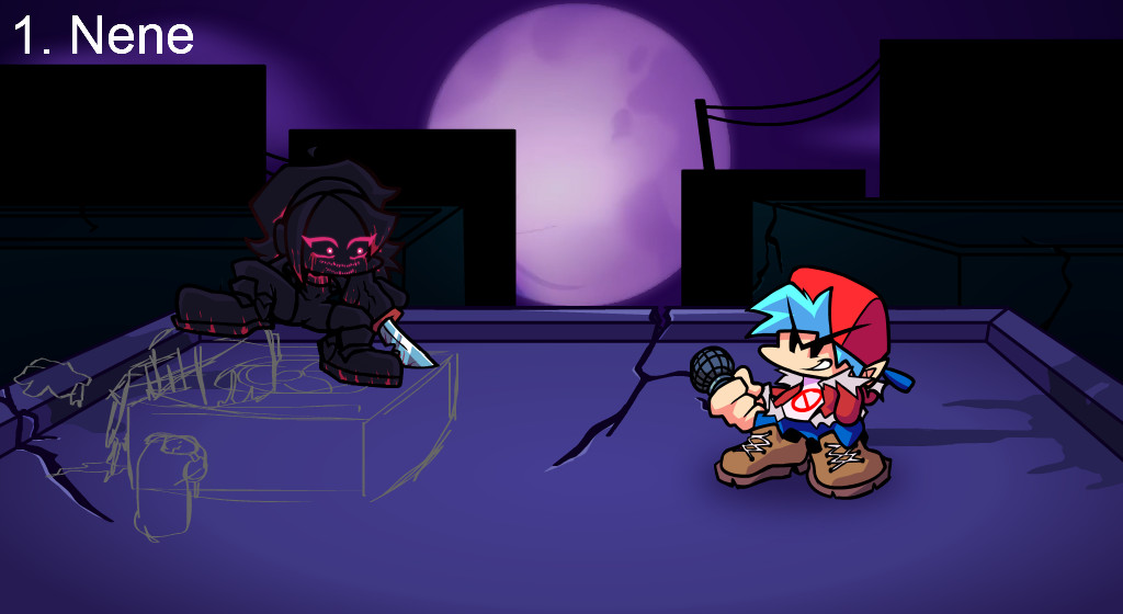 FRIDAY NIGHT FUNKIN' mod EVIL Nene vs BF! Work In Progress for Friday ...