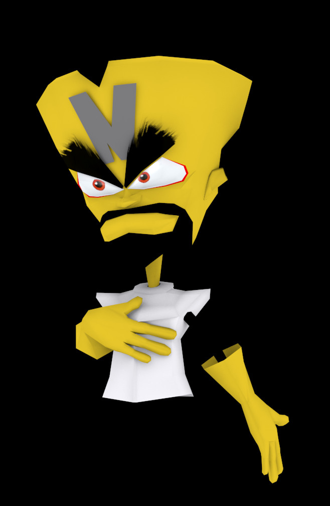 Doctor Neo Cortex Work In Progress for Mario Kart 7 | MK7 Works In Progress