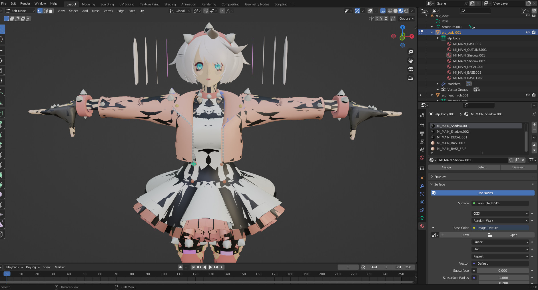 Elphelt (strive) in Brc Work In Progress for Bomb Rush Cyberfunk | BRC ...
