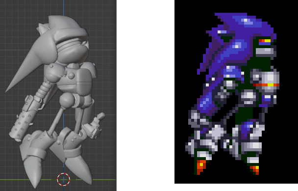 SMBZ Mecha Sonic Moveset Work In Progress for Super Smash Bros ...