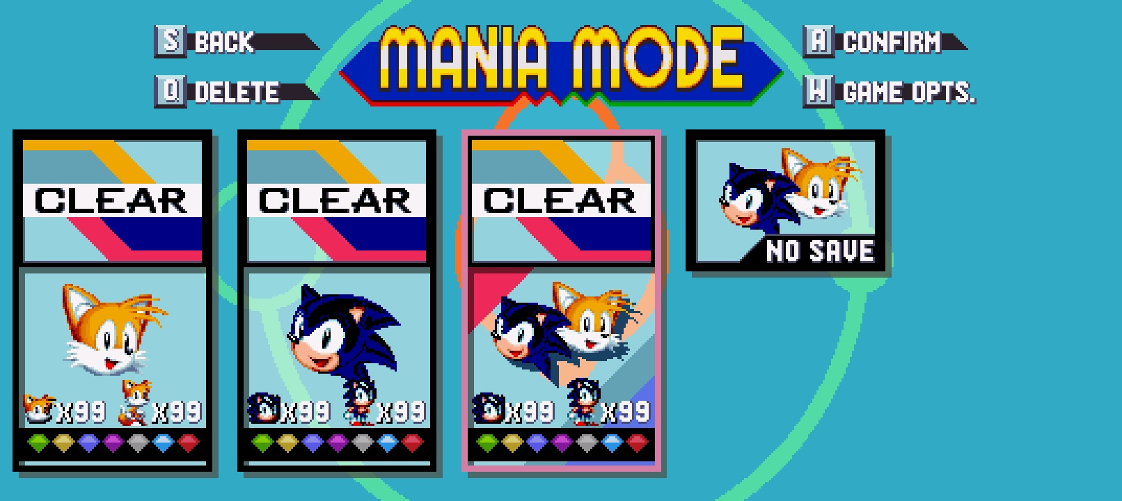 Palettes + Work In Progress for Sonic Mania | SM Works In Progress