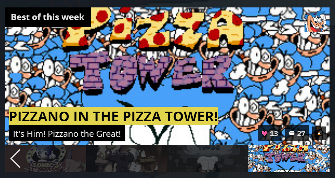 PIZZANO'S BIG AWESOME RADICAL MOD! Work In Progress for Pizza Tower ...