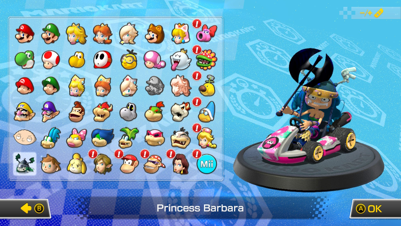 Princess Barbara Work In Progress for Mario Kart 8 Deluxe | MK8D Works ...
