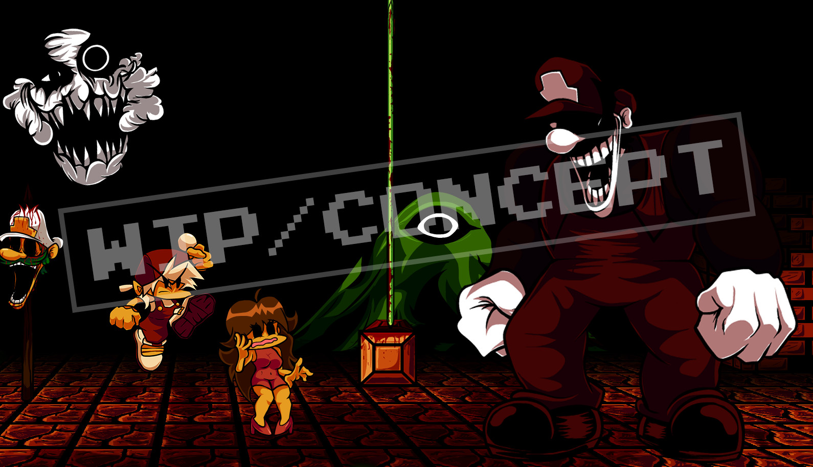 MX's Game Over Forever (DEMO) Work In Progress for Friday Night Funkin ...