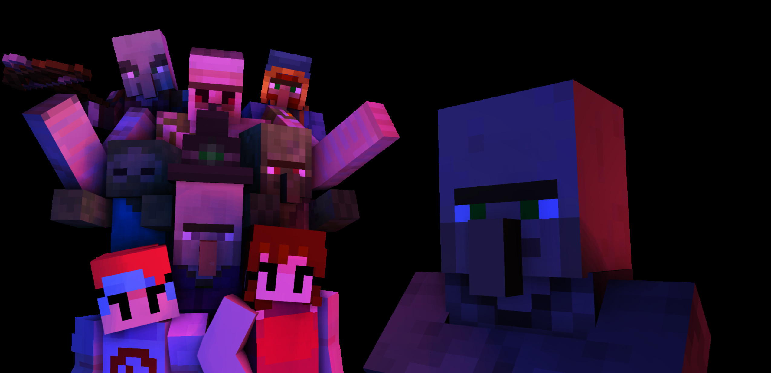DEMO AVAILABLE! VS MC Villager Work In Progress for Friday Night Funkin ...