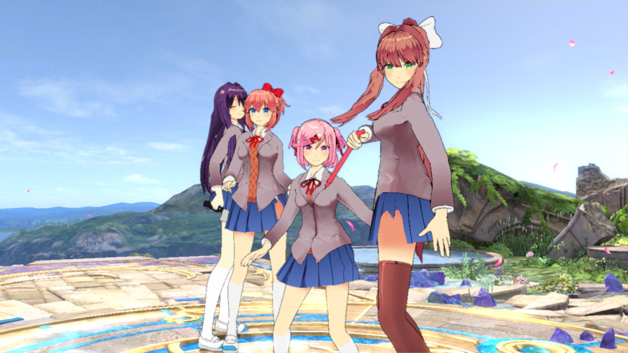 DDLC Project (COMPLETED) Work In Progress for Super Smash Bros ...