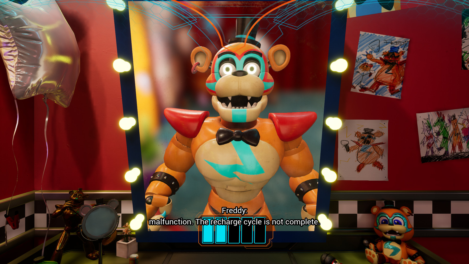 Chad Freddy Fazbear and Montgomery Gator Work In Progress for Five ...