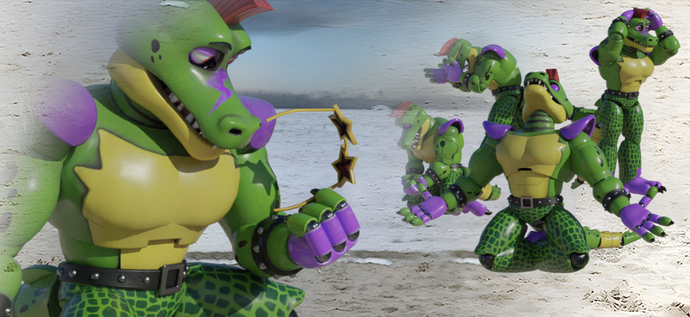 Chad Freddy Fazbear and Montgomery Gator Work In Progress for Five ...