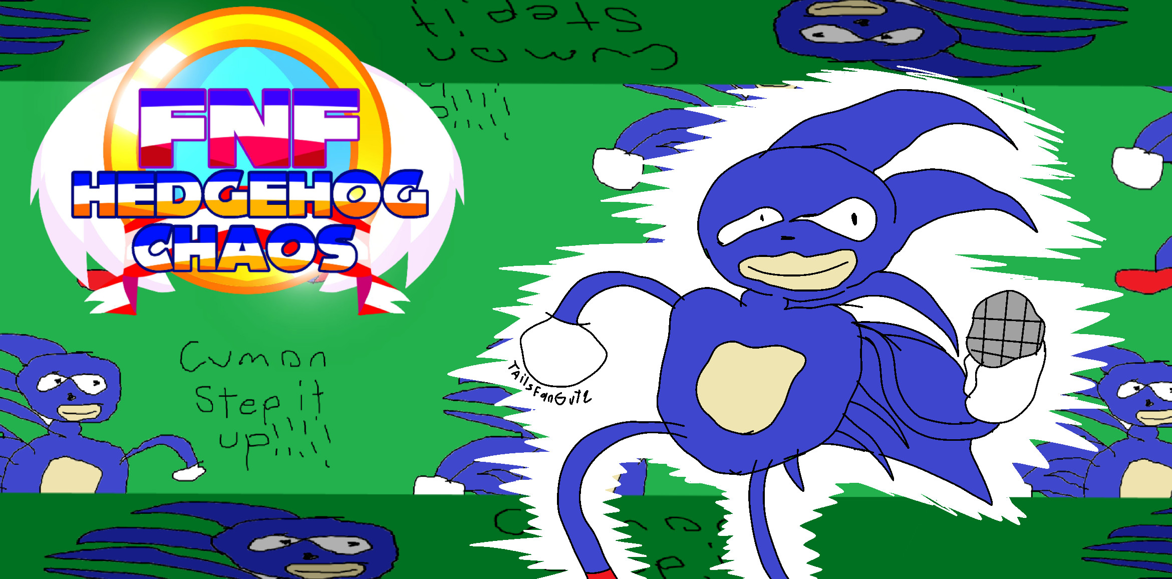 Hedgehog Chaos Work In Progress for Friday Night Funkin' | FNF Works In ...