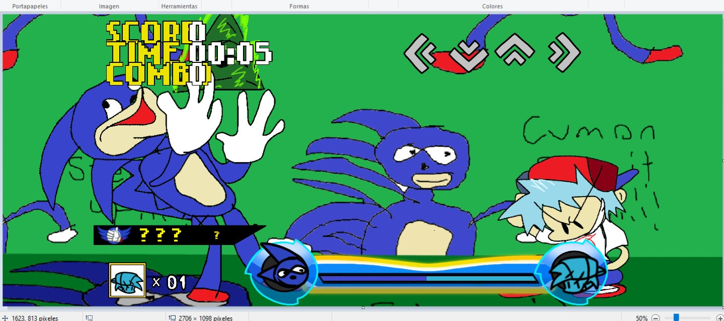 Hedgehog Chaos Work In Progress for Friday Night Funkin' | FNF Works In ...