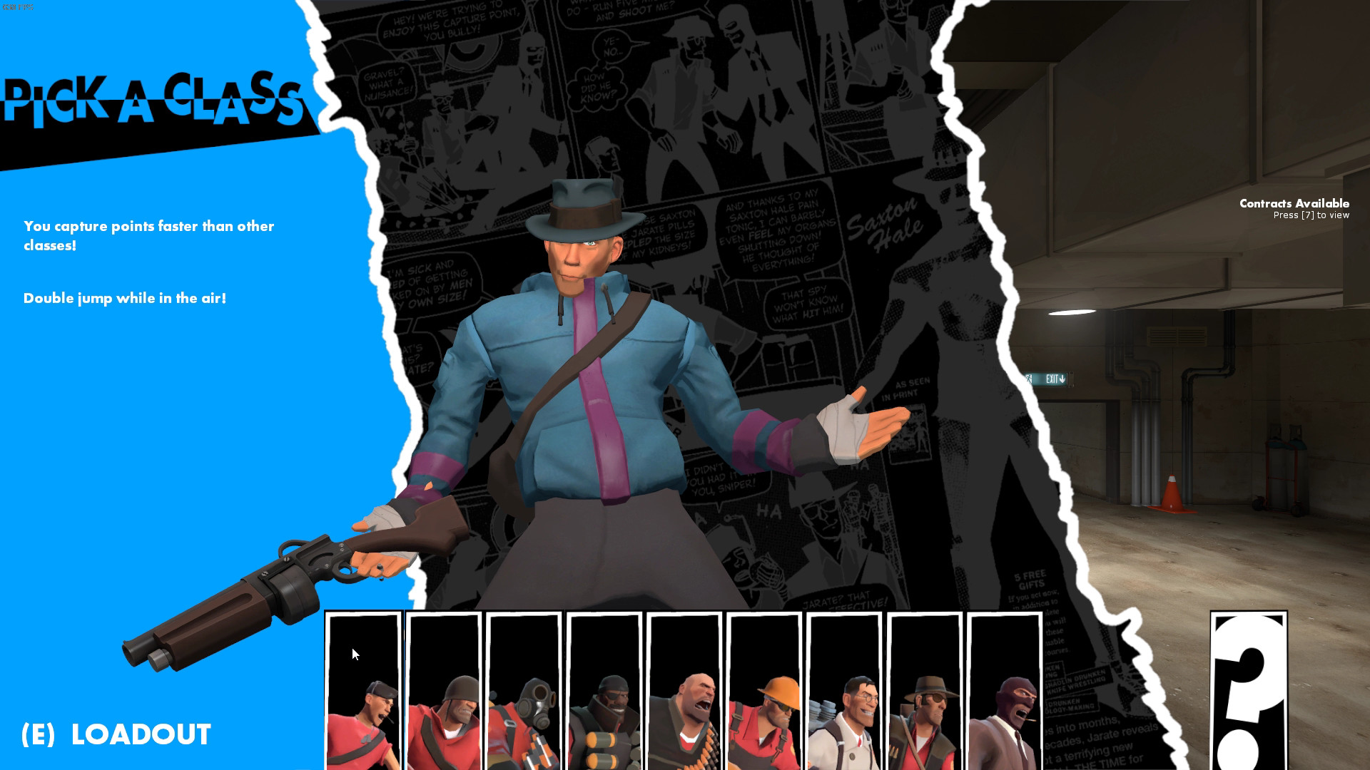 Alternate Class Select Animations (WIP) Work In Progress for Team Fortress 2 | TF2 Works In Progress