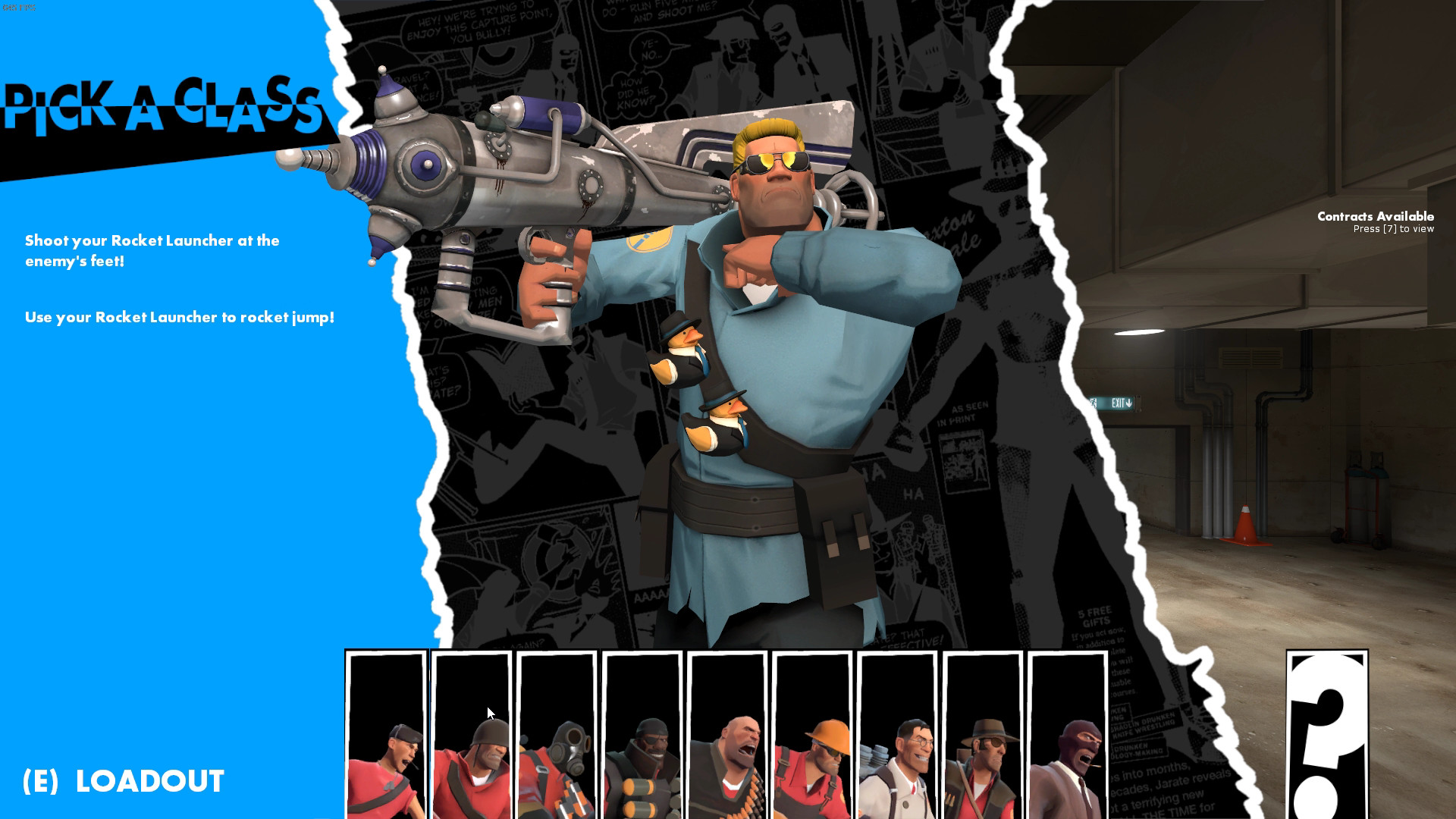 Alternate Class Select Animations (WIP) Work In Progress for Team ...