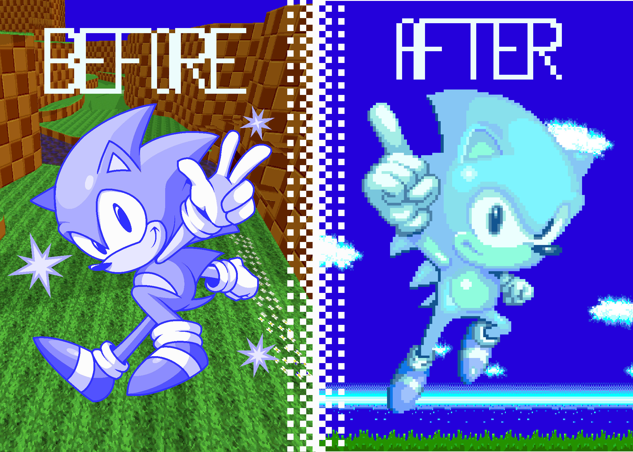 Ultimate Crystal Sonic Work In Progress for Sonic 3 A.I.R. | S3AIR ...