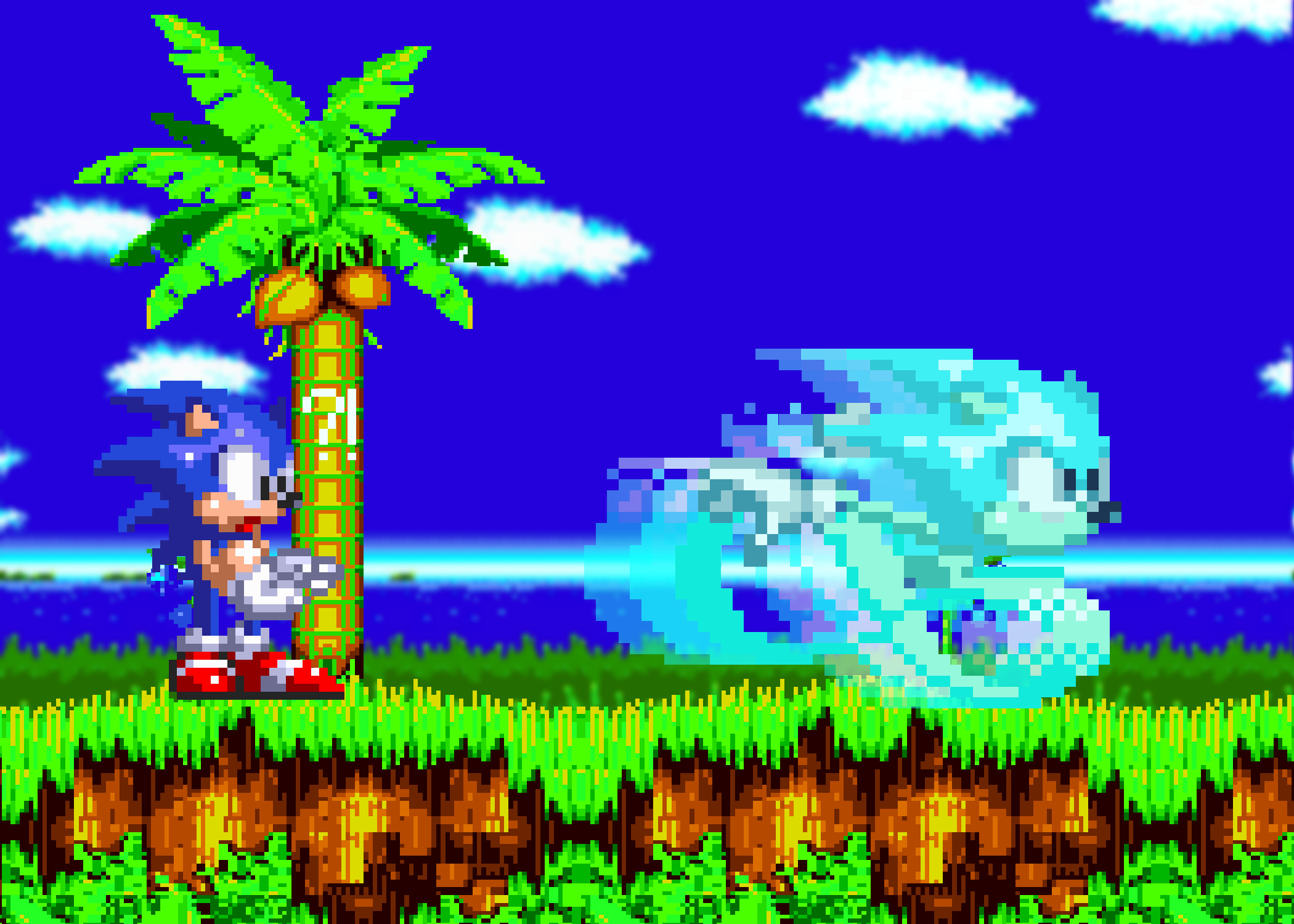 Ultimate Crystal Sonic Work In Progress for Sonic 3 A.I.R. | S3AIR ...