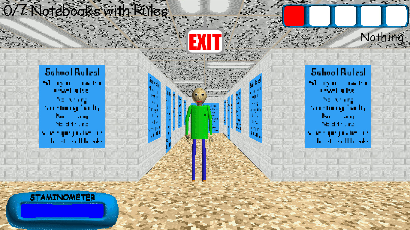 Rule (JOKE MOD) Work In Progress for Baldi's Basics | Baldi Works In ...