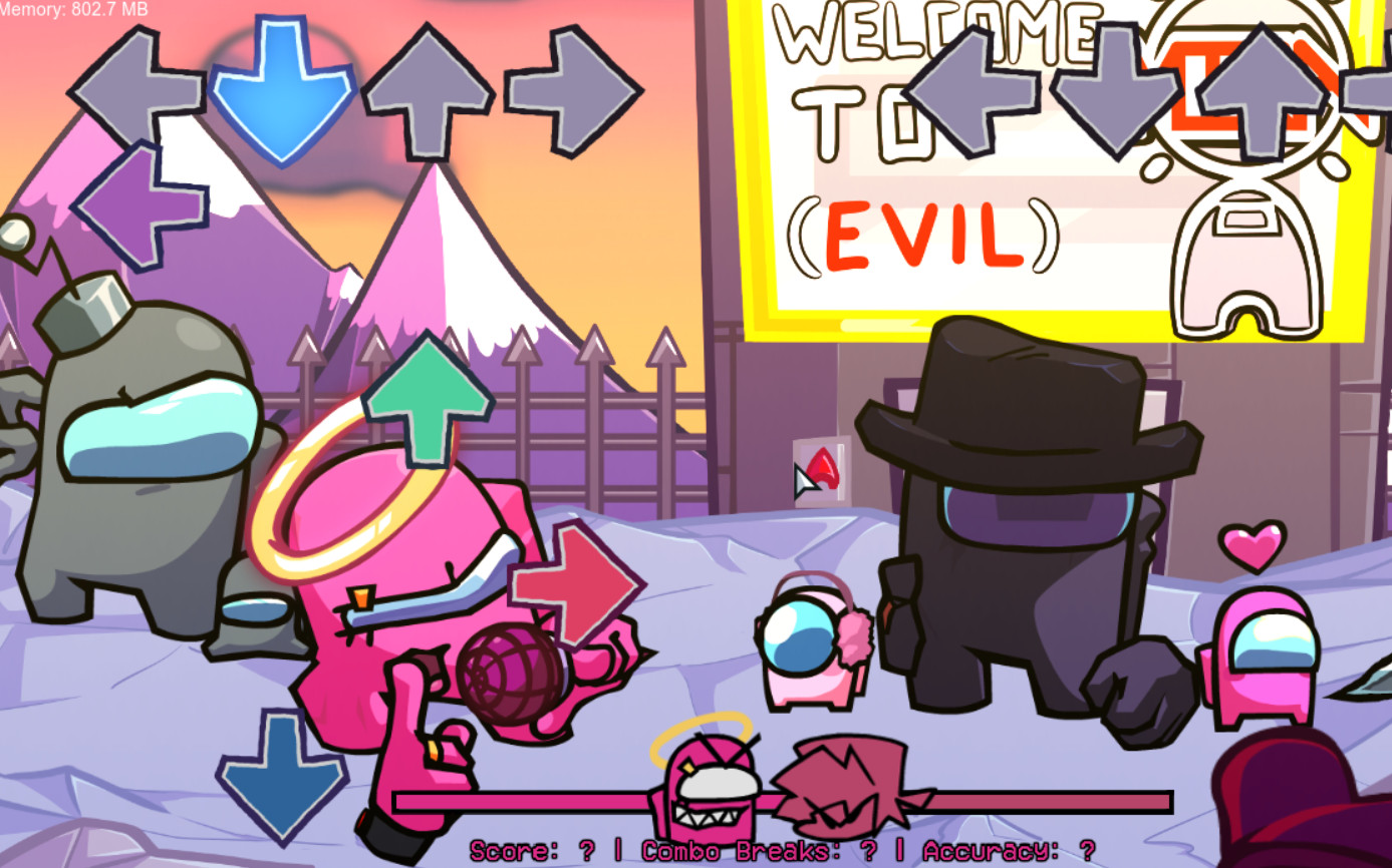 VS EVIL Impostor Work In Progress for Friday Night Funkin' | FNF Works ...