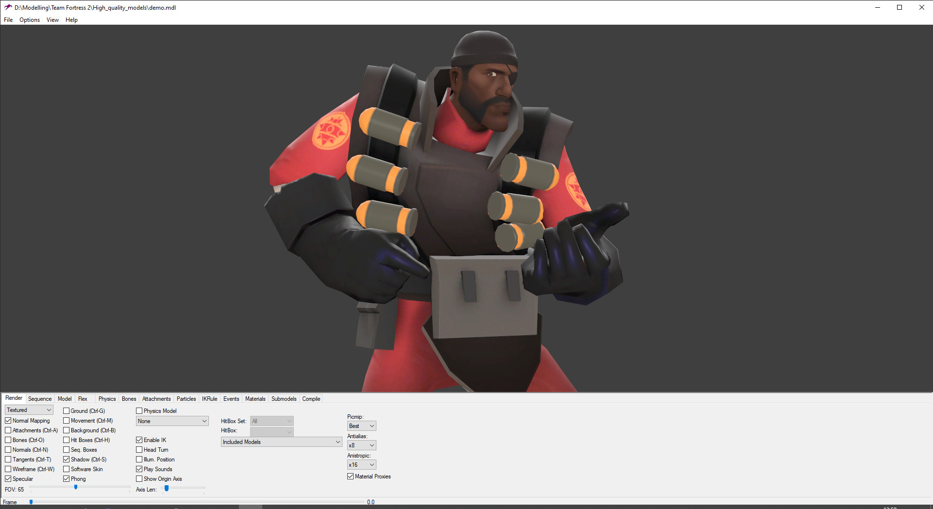 HHHH gloves and boots for Demoman Work In Progress for Team Fortress 2 ...