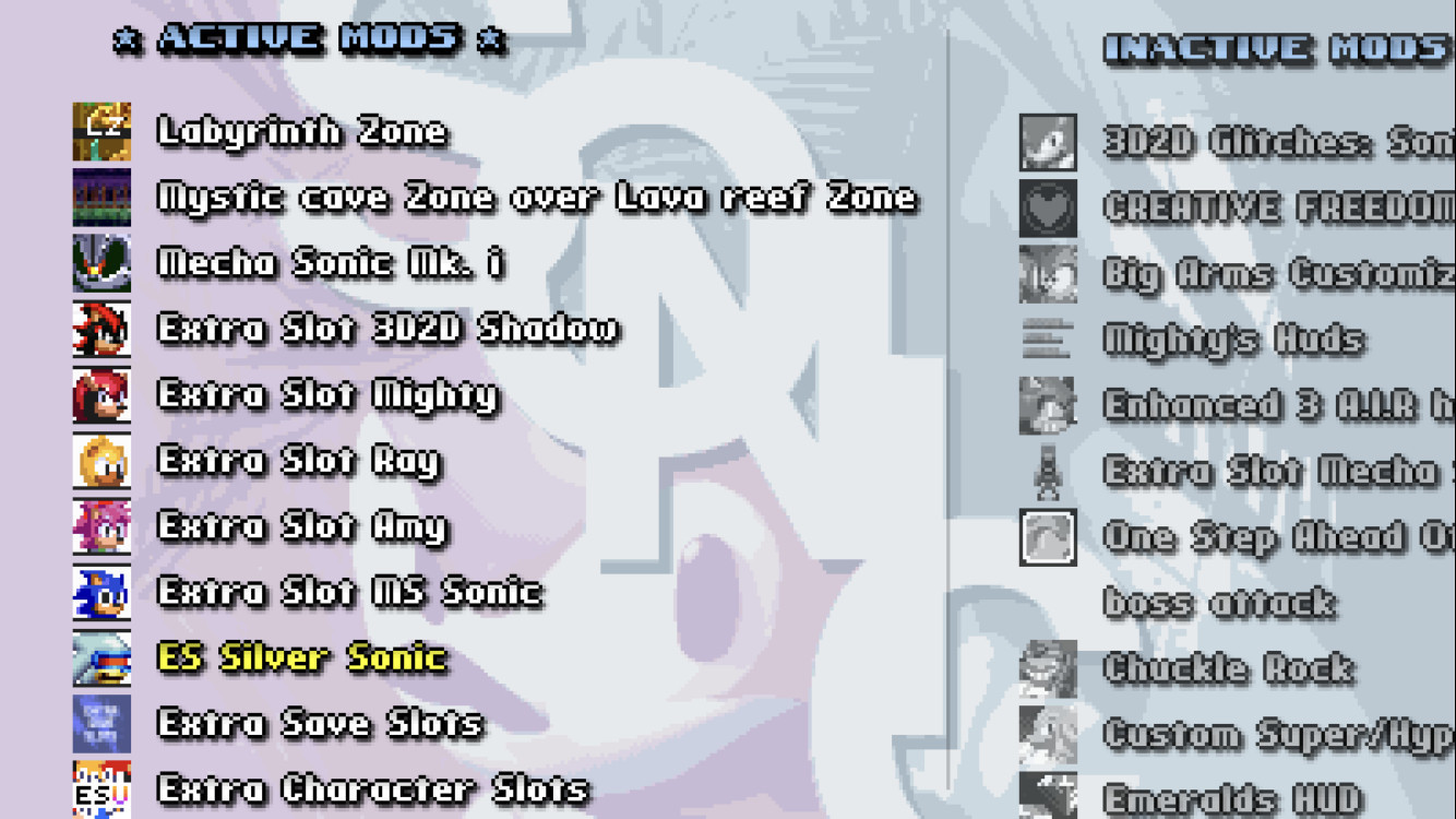 Es Silver Sonic/extra slot SS Work In Progress for Sonic 3 A.I.R ...