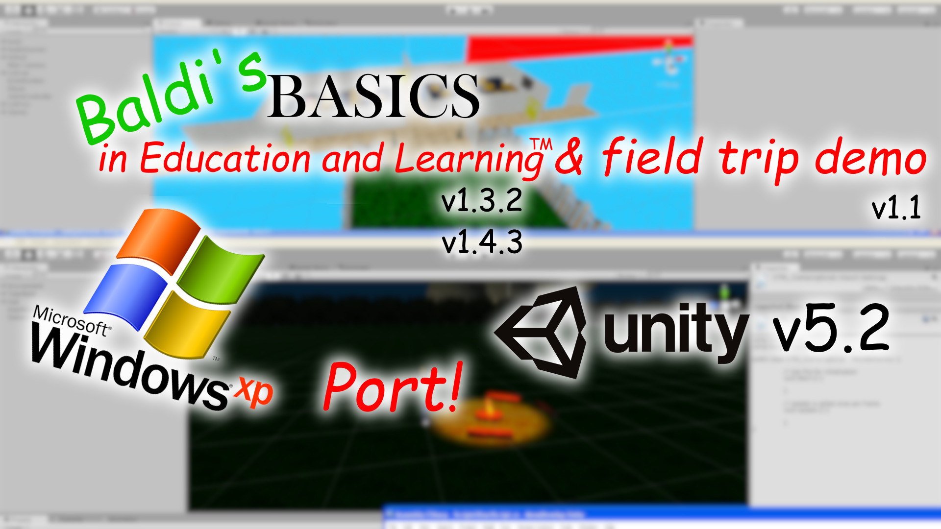 Baldi's Basics: Windows XP Ports Work In Progress for Baldi's Basics ...