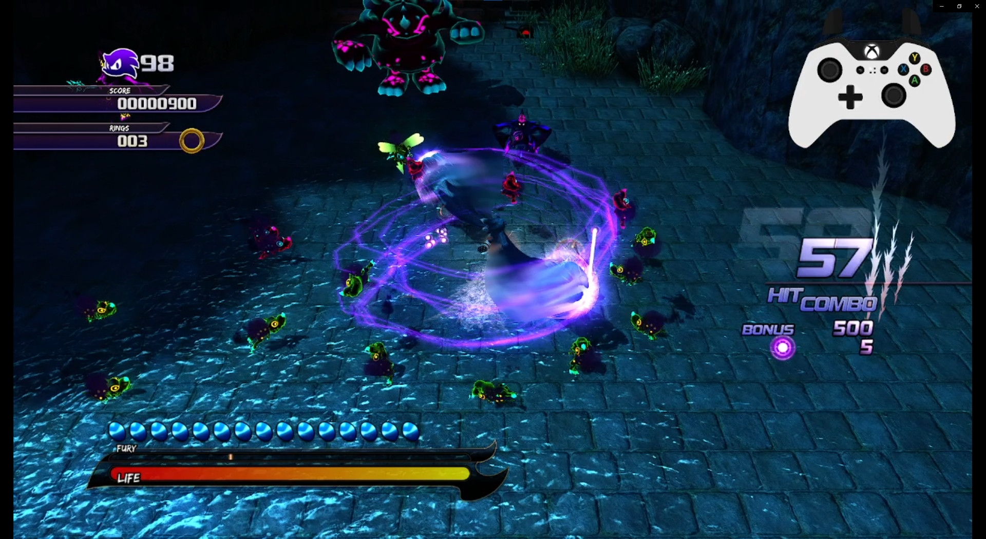 Sonic Unleashed Werehog Combos