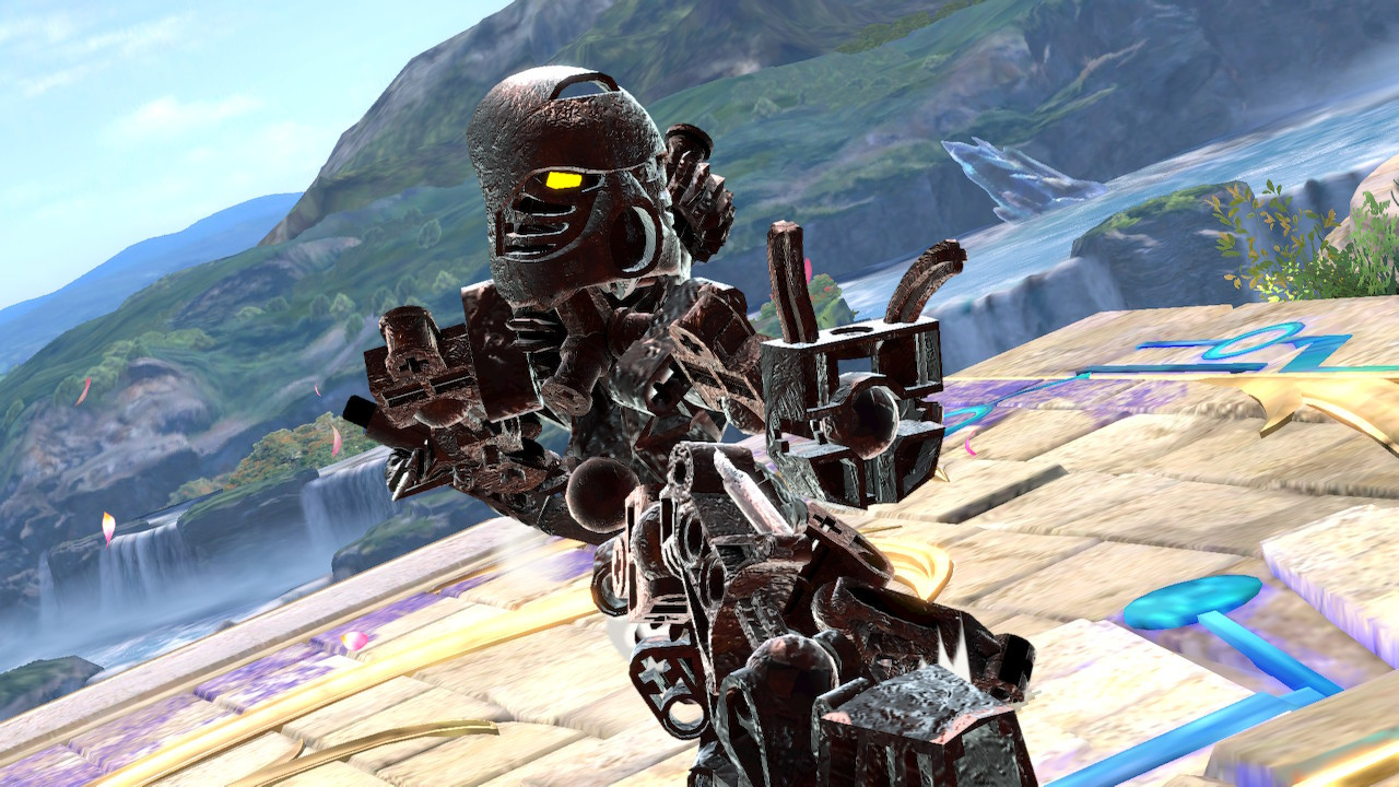 Toa Tahu (BIONICLE) over Roy Work In Progress for Super Smash Bros ...