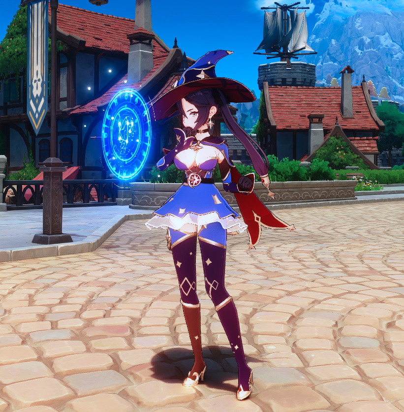 Magical Mona Work In Progress for Genshin Impact | GI Works In Progress