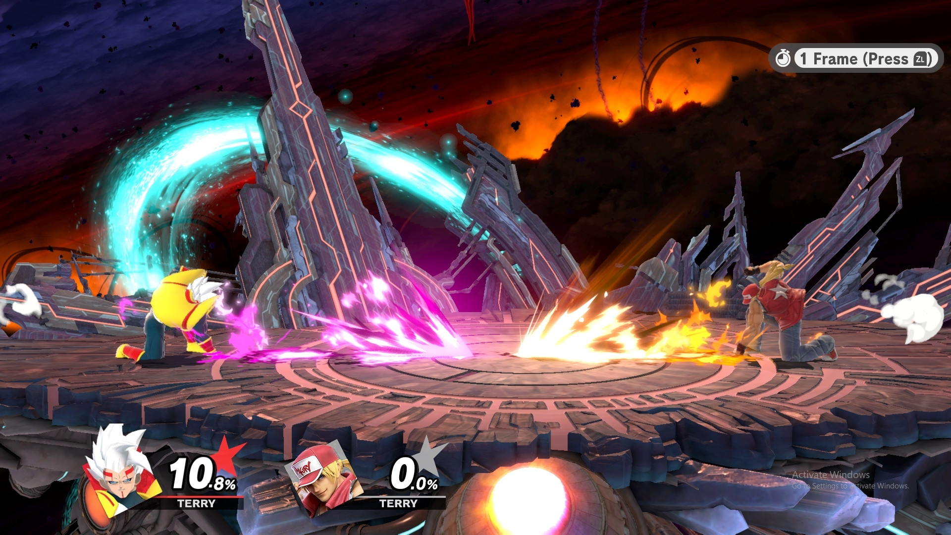 Super Baby 2 over Terry Work In Progress for Super Smash Bros. Ultimate ...