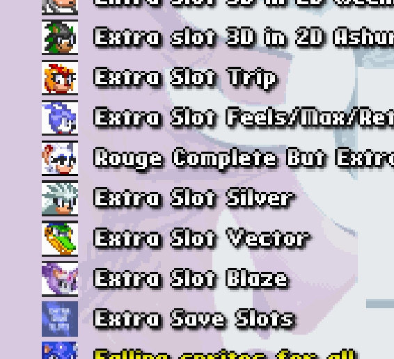 Extra Slot Vector Work In Progress for Sonic 3 A.I.R. | S3AIR Works In ...