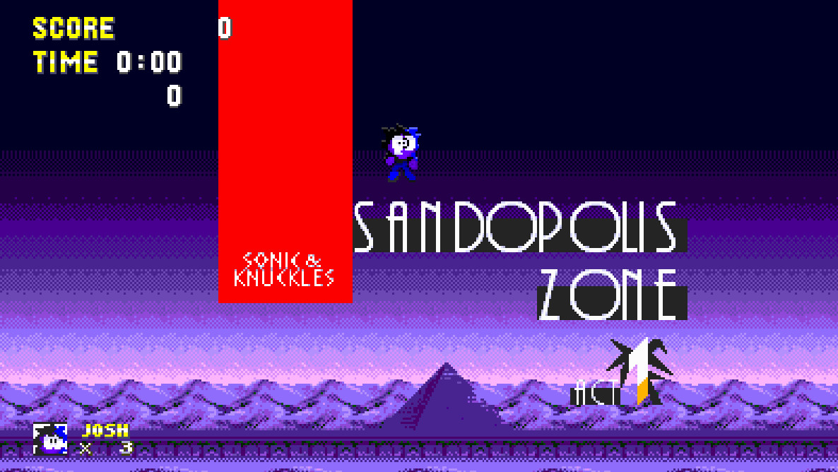 Joshua Over Sonic Work In Progress for Sonic 3 A.I.R. | S3AIR Works In ...