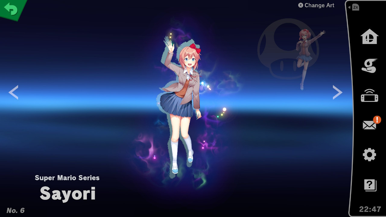 DDLC Project (COMPLETED) Work In Progress for Super Smash Bros ...