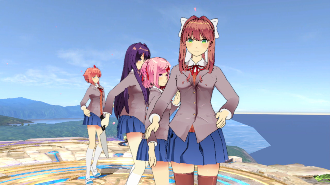 DDLC Project (COMPLETED) Work In Progress for Super Smash Bros ...