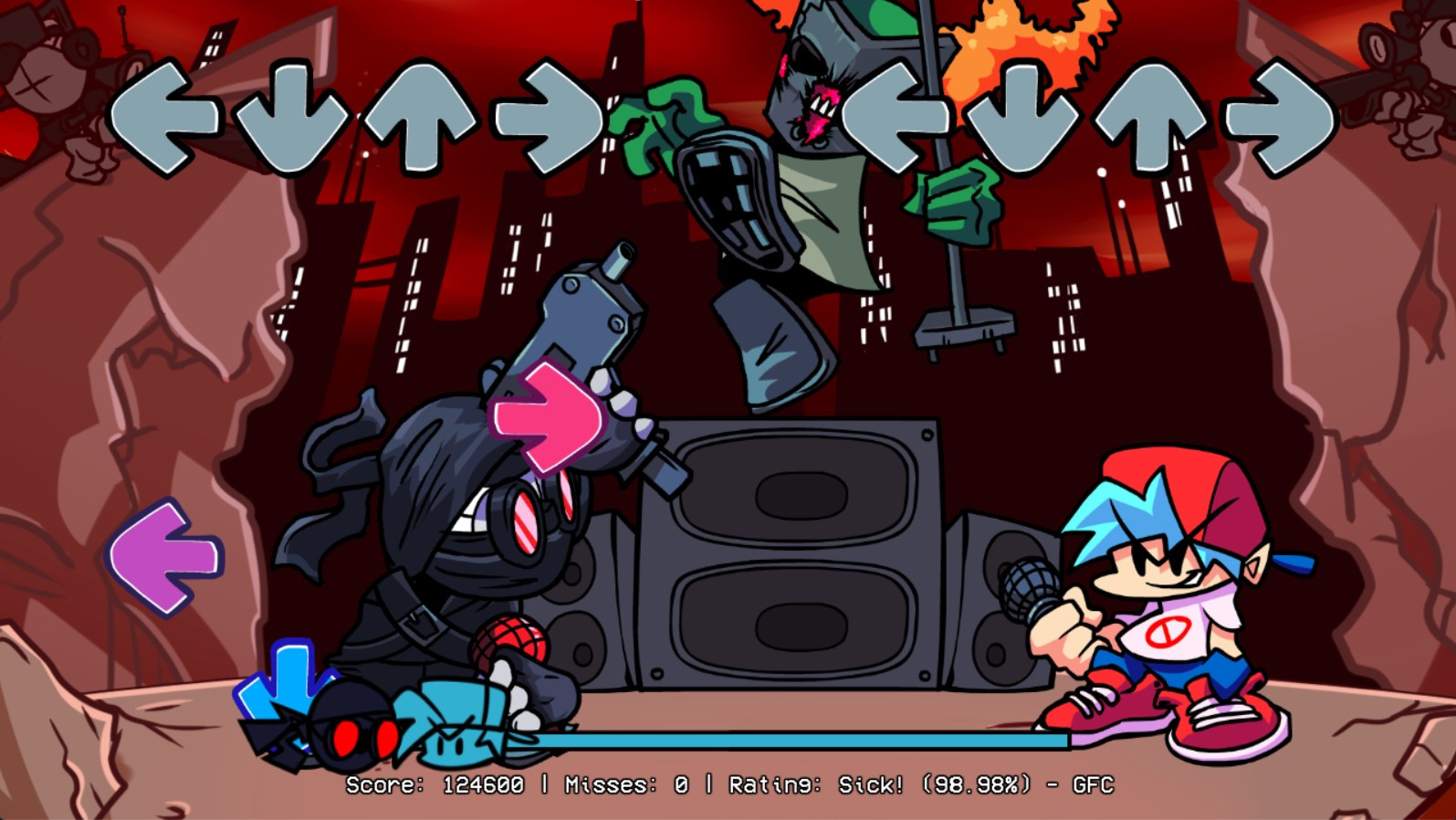 FNF ONLINE VS. Hank Challenge - Base Game Port Work In Progress for ...