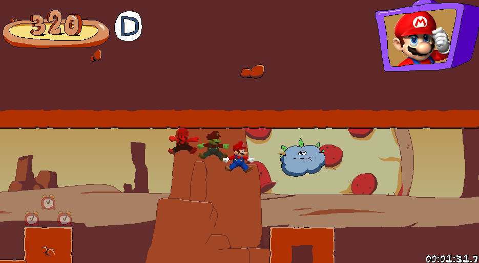 NSMB Mario Over Peppino Work In Progress for Pizza Tower | PT Works In ...