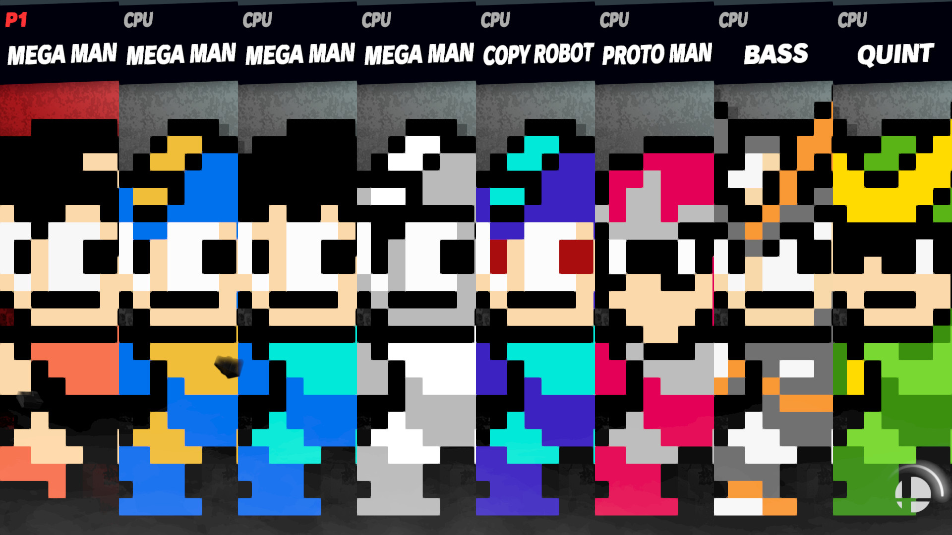 Megaman Sprites 8 Bit
