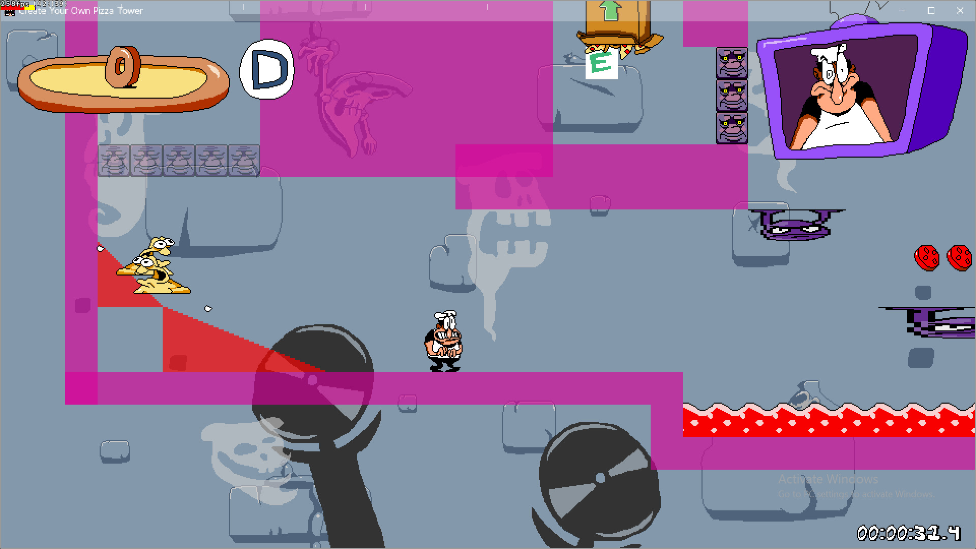 September Rework Build CYOP Work In Progress for Pizza Tower | PT Works ...