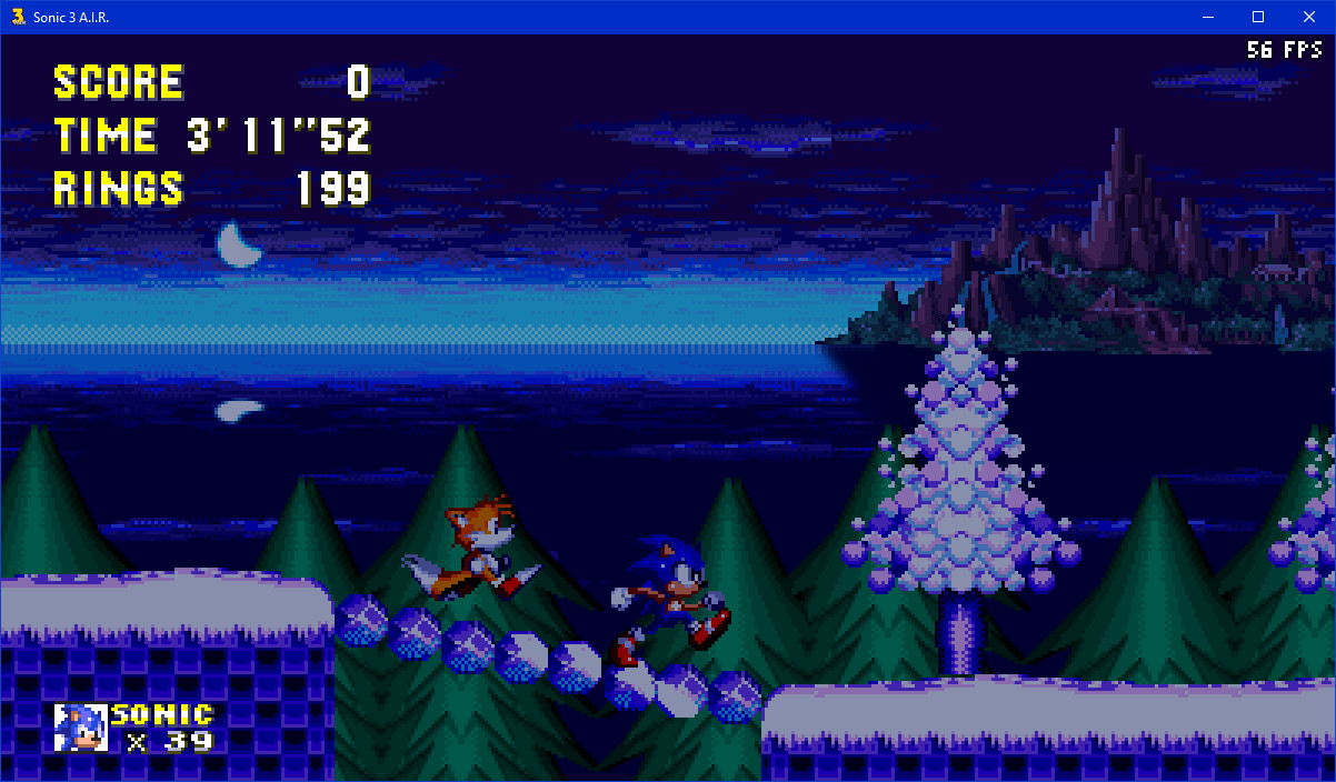 Cold Peaks Zone Work In Progress for Sonic 3 A.I.R. | S3AIR Works In ...