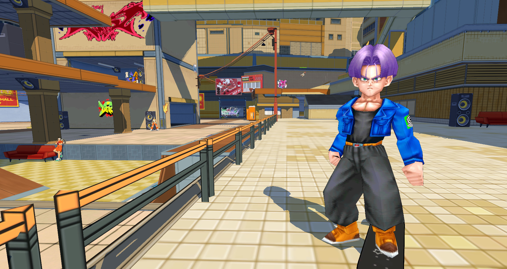 Dragon Ball BRC Work In Progress for Bomb Rush Cyberfunk | BRC Works In ...