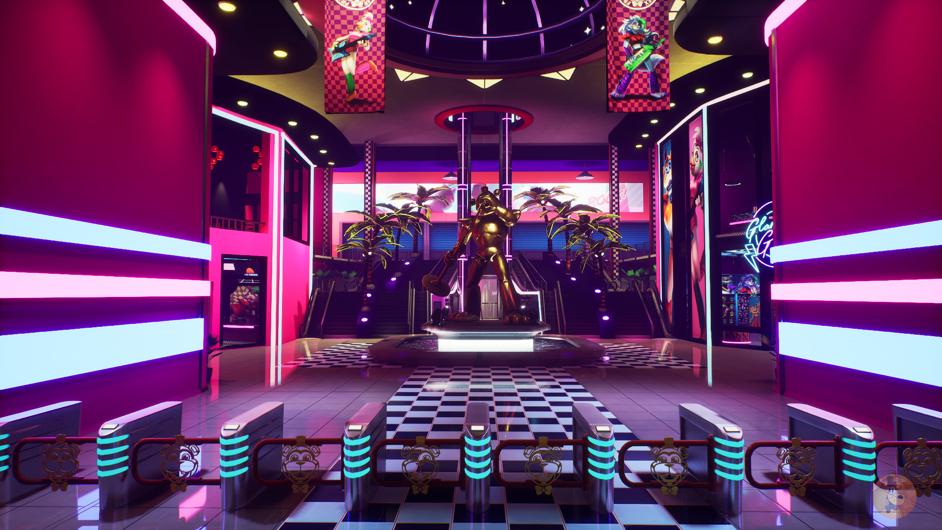 RTX Trailer Lobby Recreation Work In Progress for Five Nights at Freddy ...