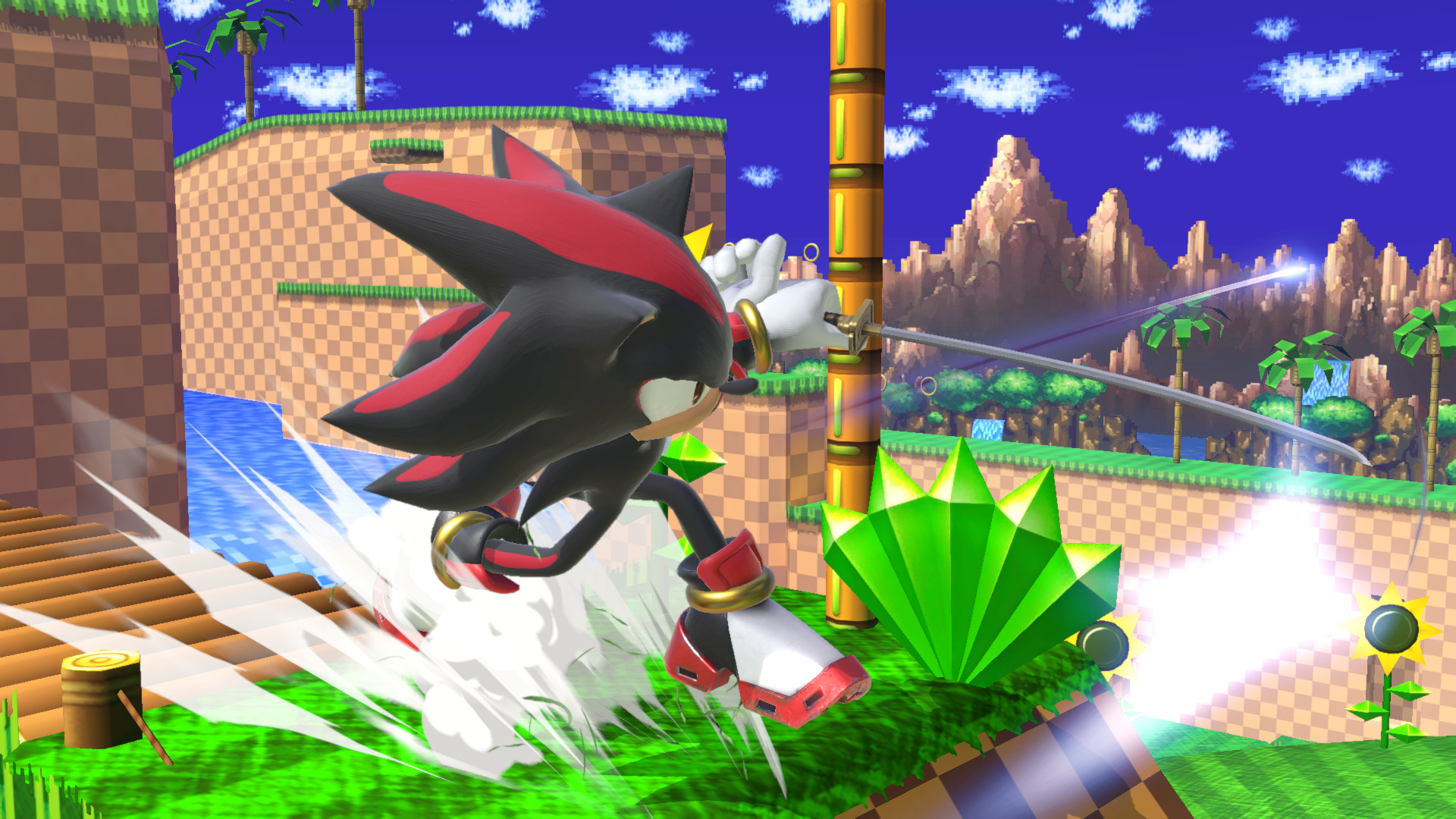 Shadow with Samurai Blade Work In Progress for Super Smash Bros ...