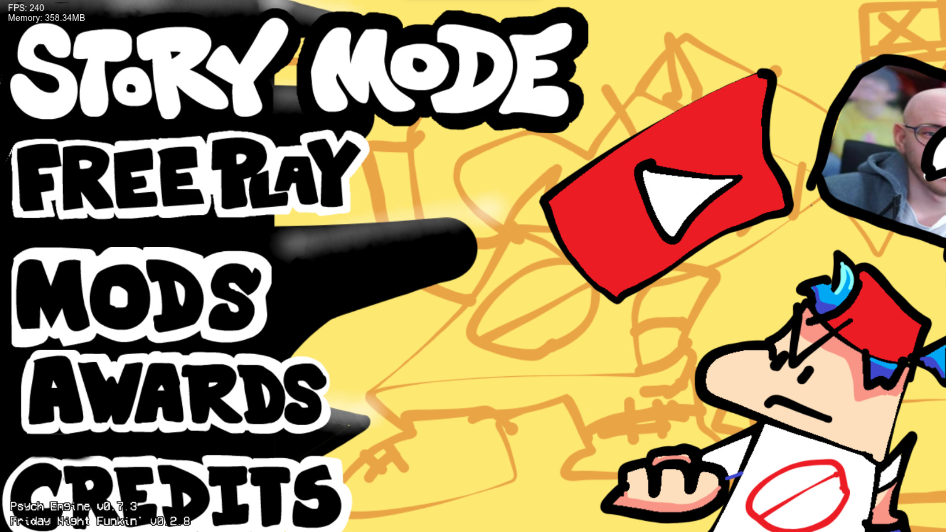 FRIDAY NIGHT FUNKIN YOUTUBE Work In Progress for Friday Night Funkin ...