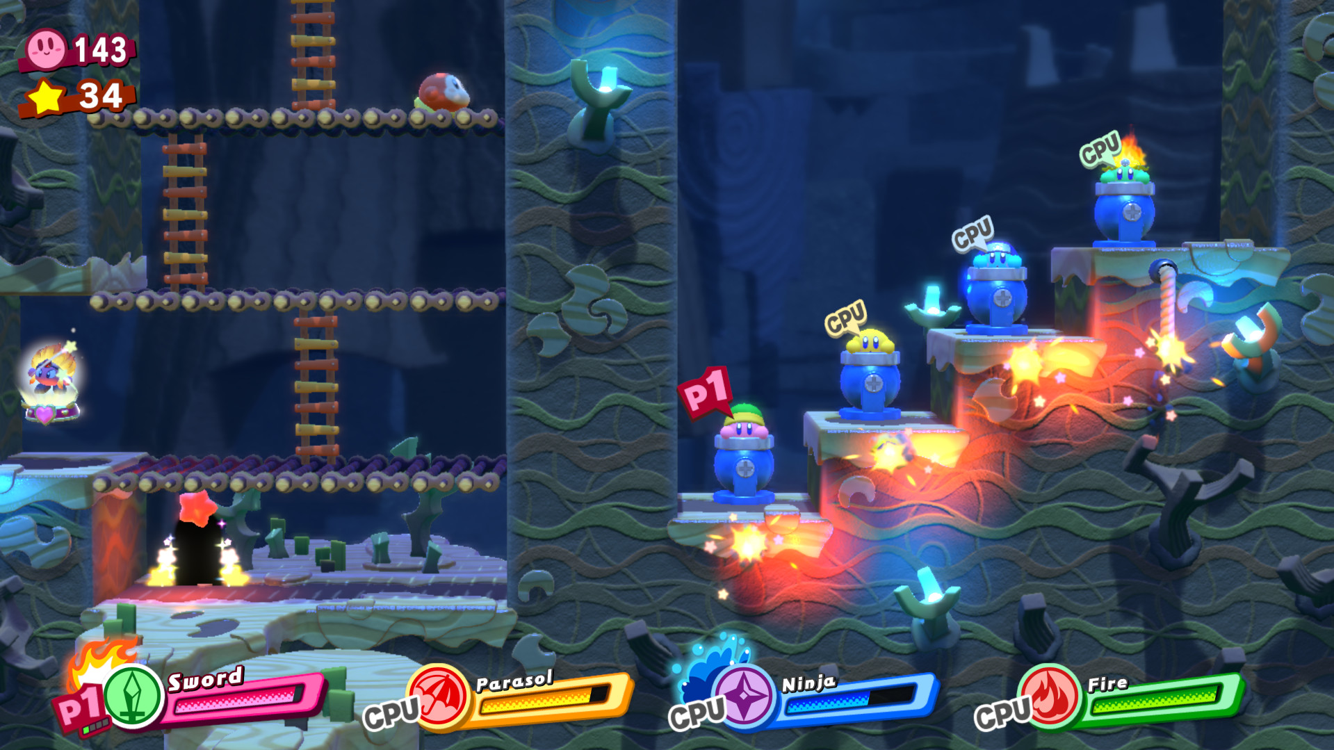 4 Kirby Multiplayer Work In Progress for Kirby Star Allies | KSA Works ...