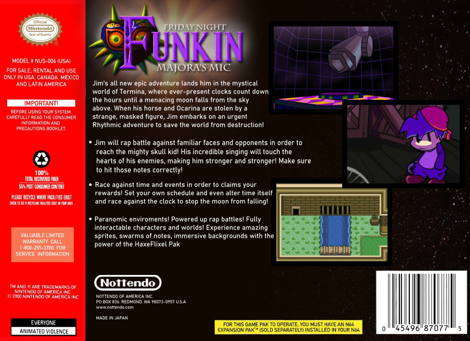 FNF: Majora's Mic Work In Progress for Friday Night Funkin' | FNF Works ...