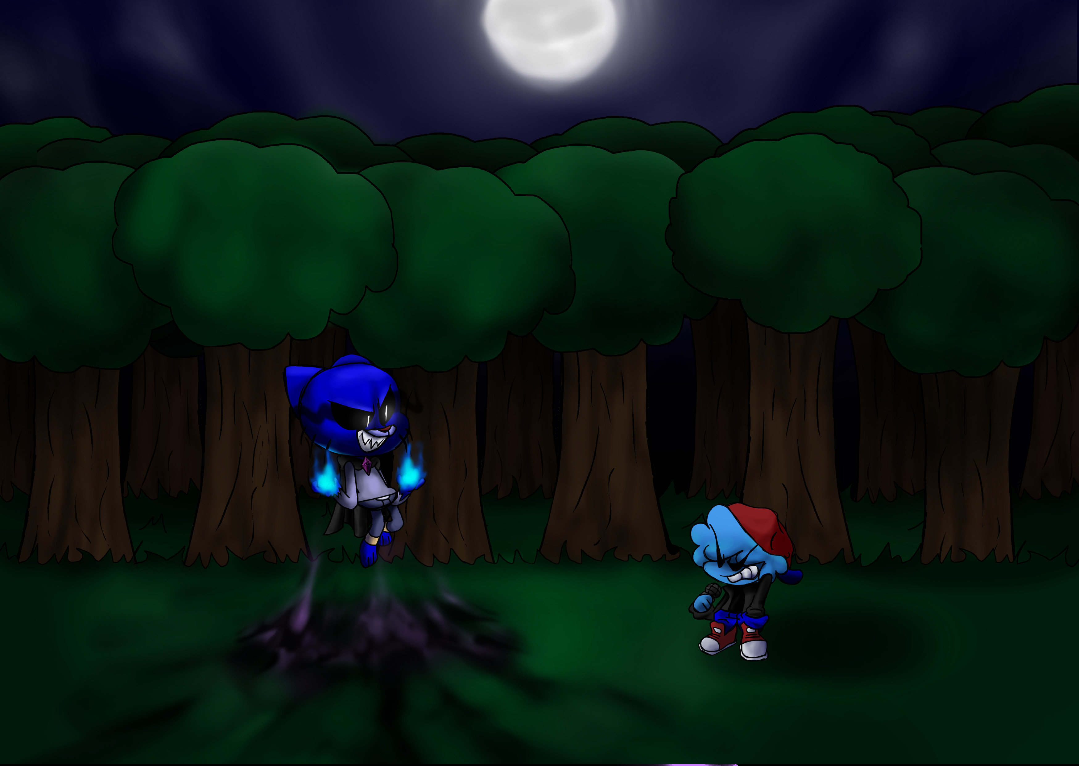 Elmore Ending pain Work In Progress for Friday Night Funkin' | FNF ...