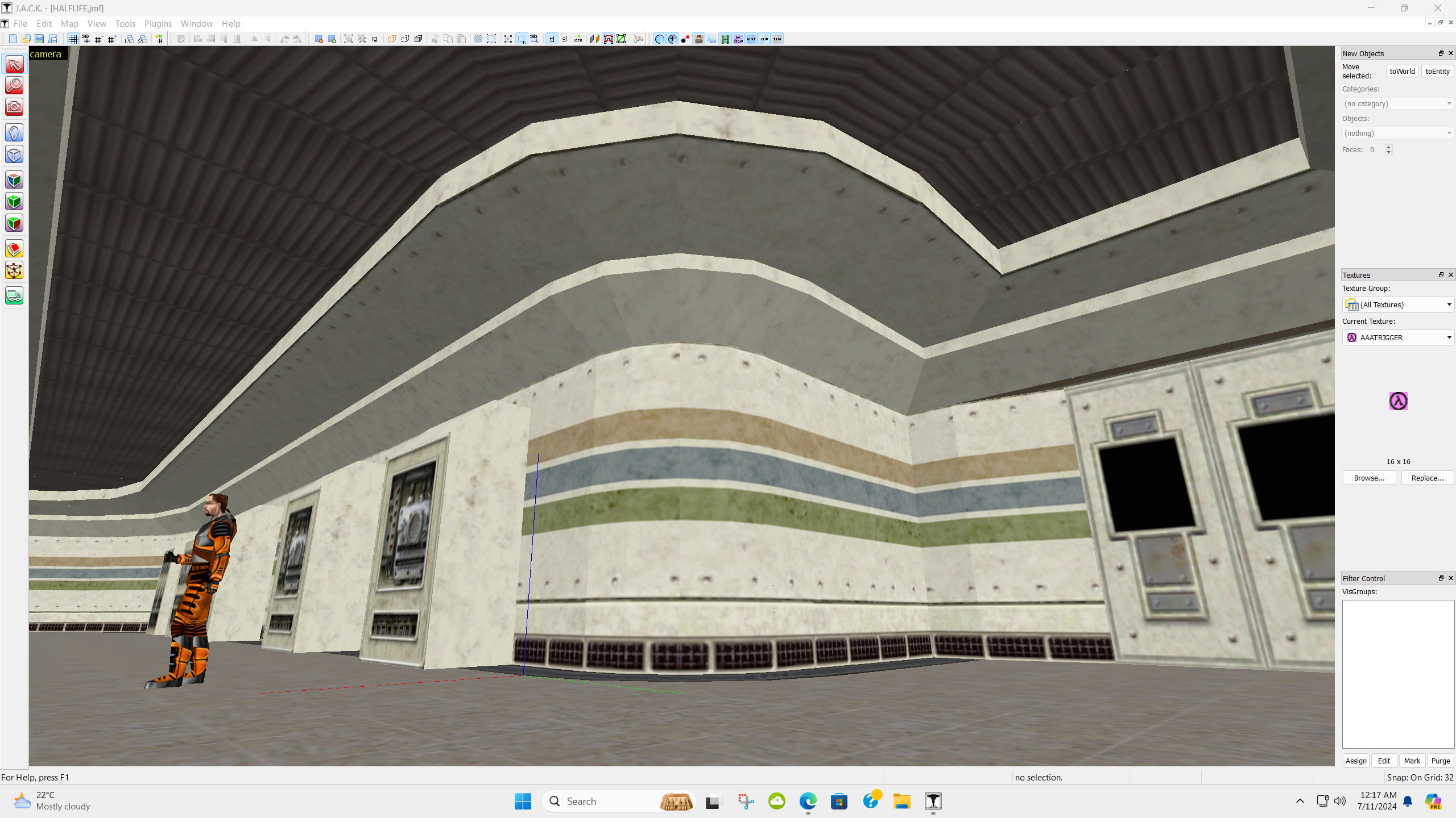 Curved Hallway Example Work In Progress for Half-Life | HL Works In ...