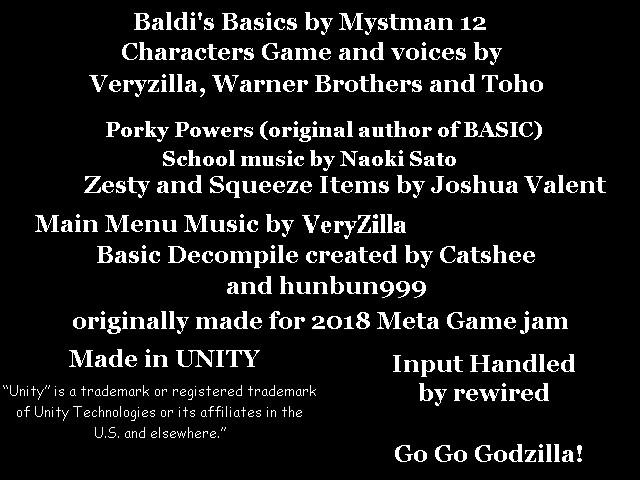 Schoolhouse of Godzilla / ゴジラ Work In Progress for Baldi's Basics ...