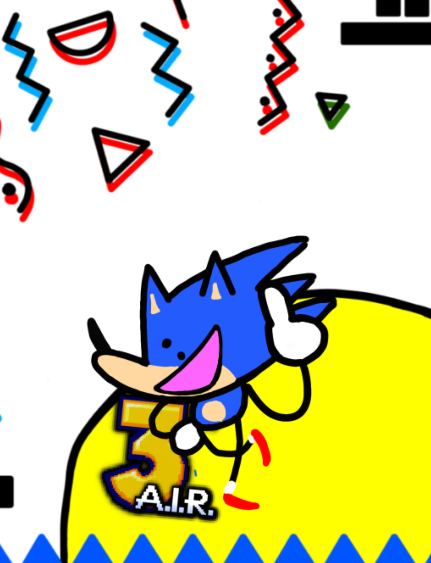 terminal montage styled sonic Work In Progress for Sonic 3 A.I.R ...